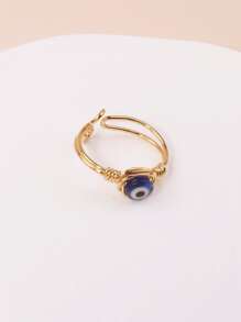 Evil Eye Decor Cuff Ring | SHEIN USA