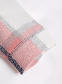 Manfinity Hypemode Men 1pc Plaid Flap Pocket Drop Shoulder Collar Shirt | SHEIN USA