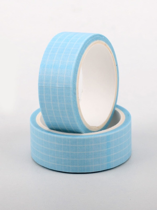 2rolls Plaid Pattern Washi Tape | SHEIN USA