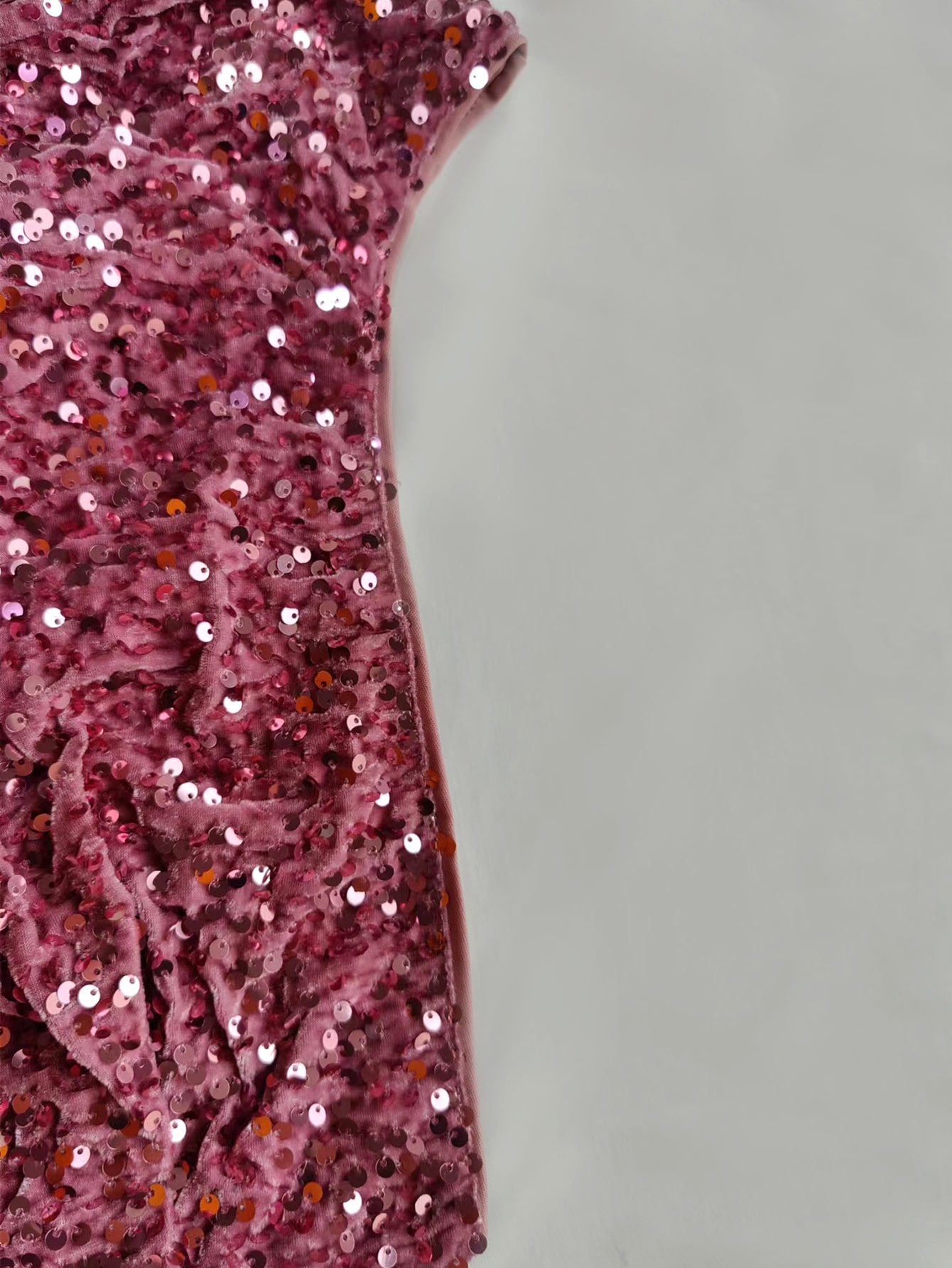 Joyfunear One Shoulder Sequin Wrap Bodycon Dress Shein