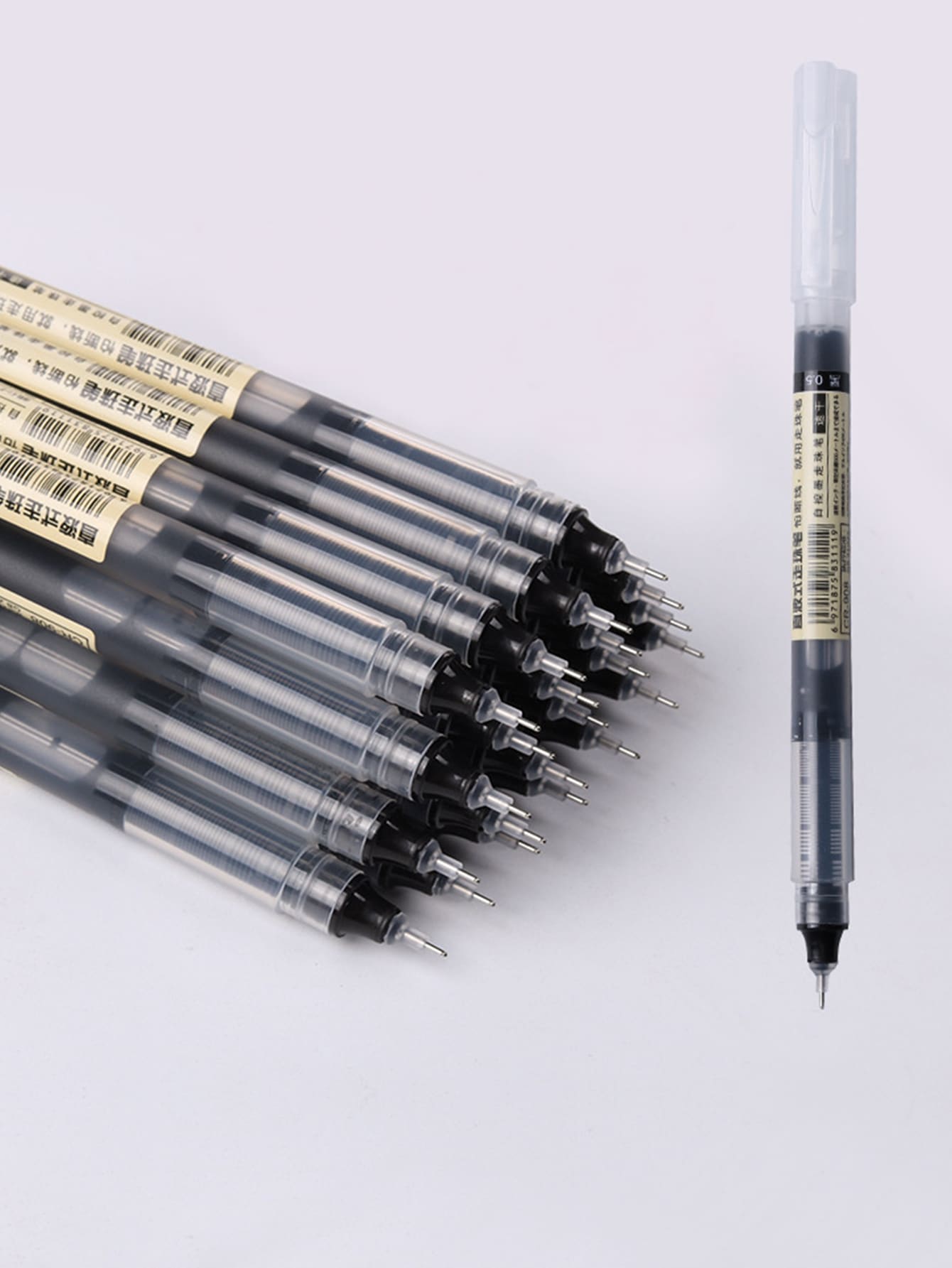 10pcs Simple Plain Gel Pen