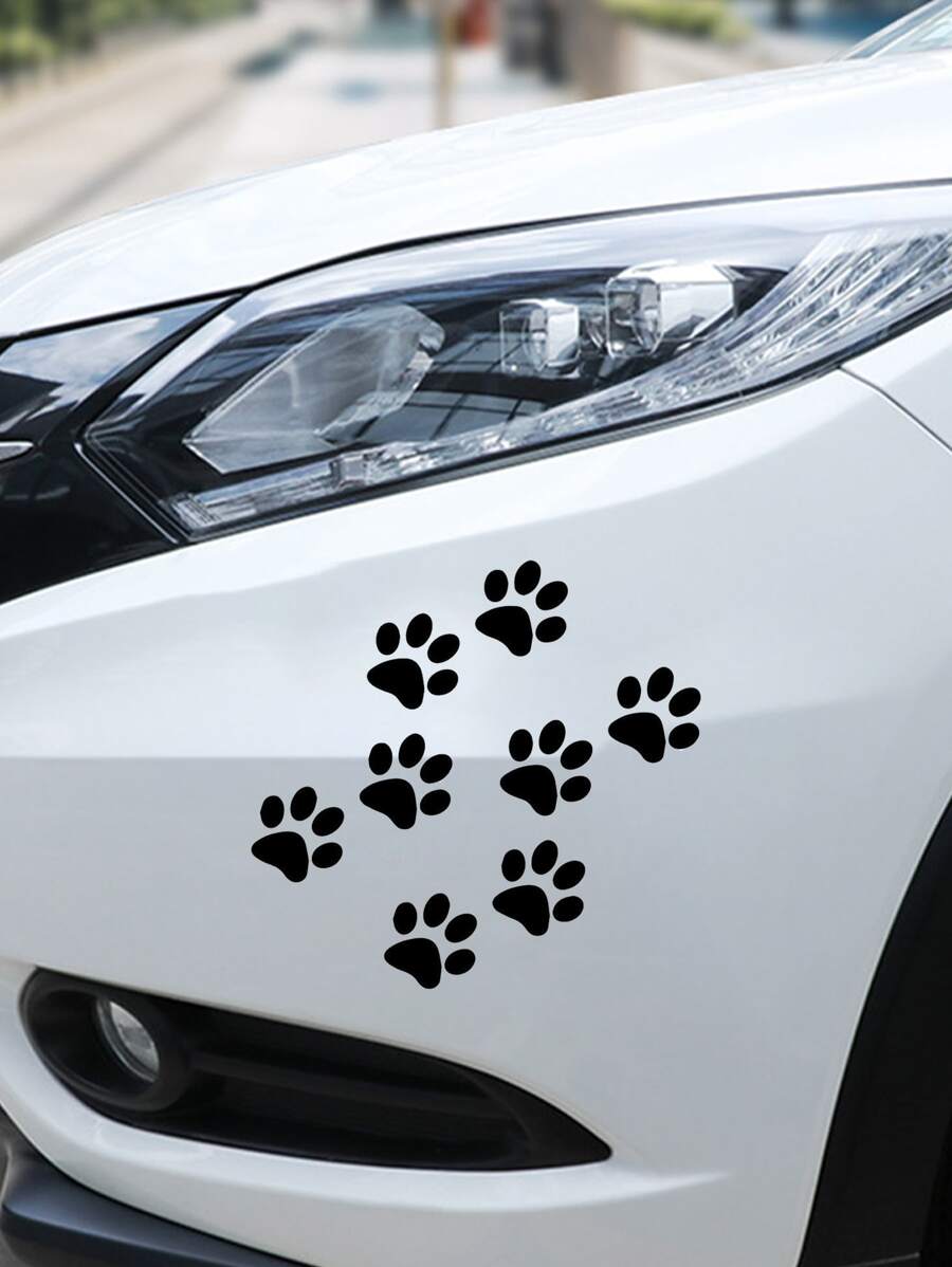 1sheet Dog Paw Print Car Sticker | SHEIN USA