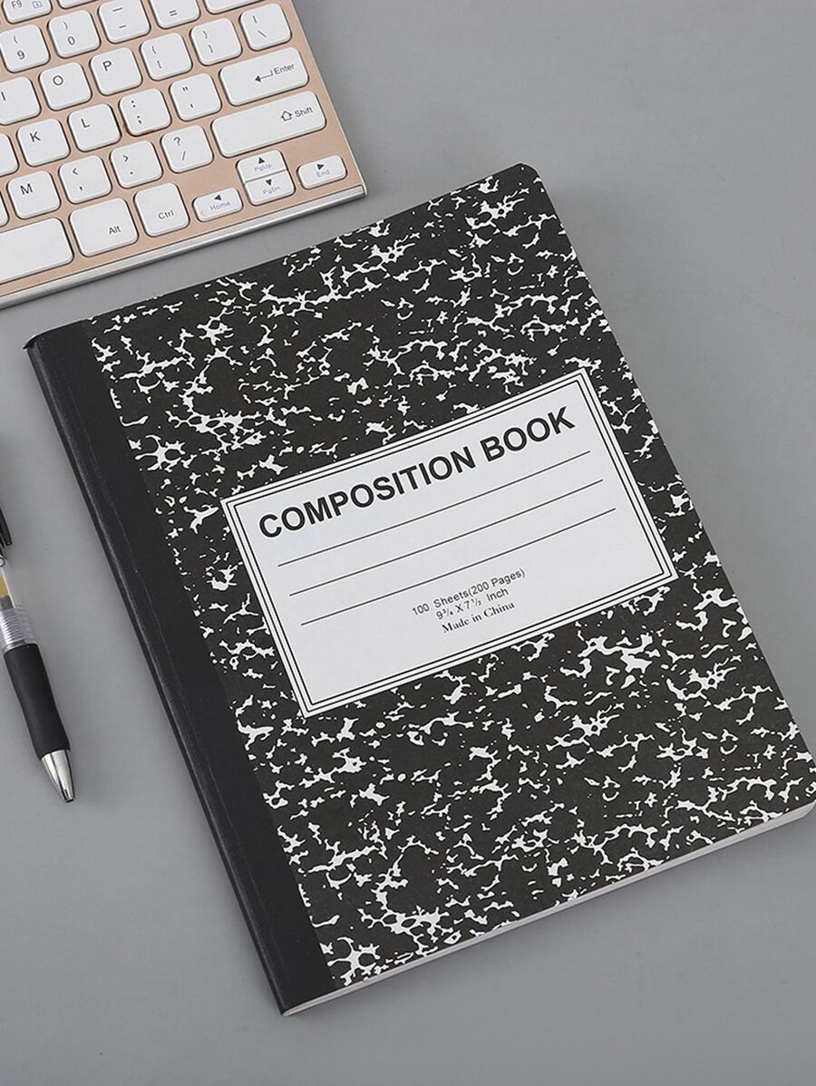 1pc B5 Letter Graphic Notebook | SHEIN USA