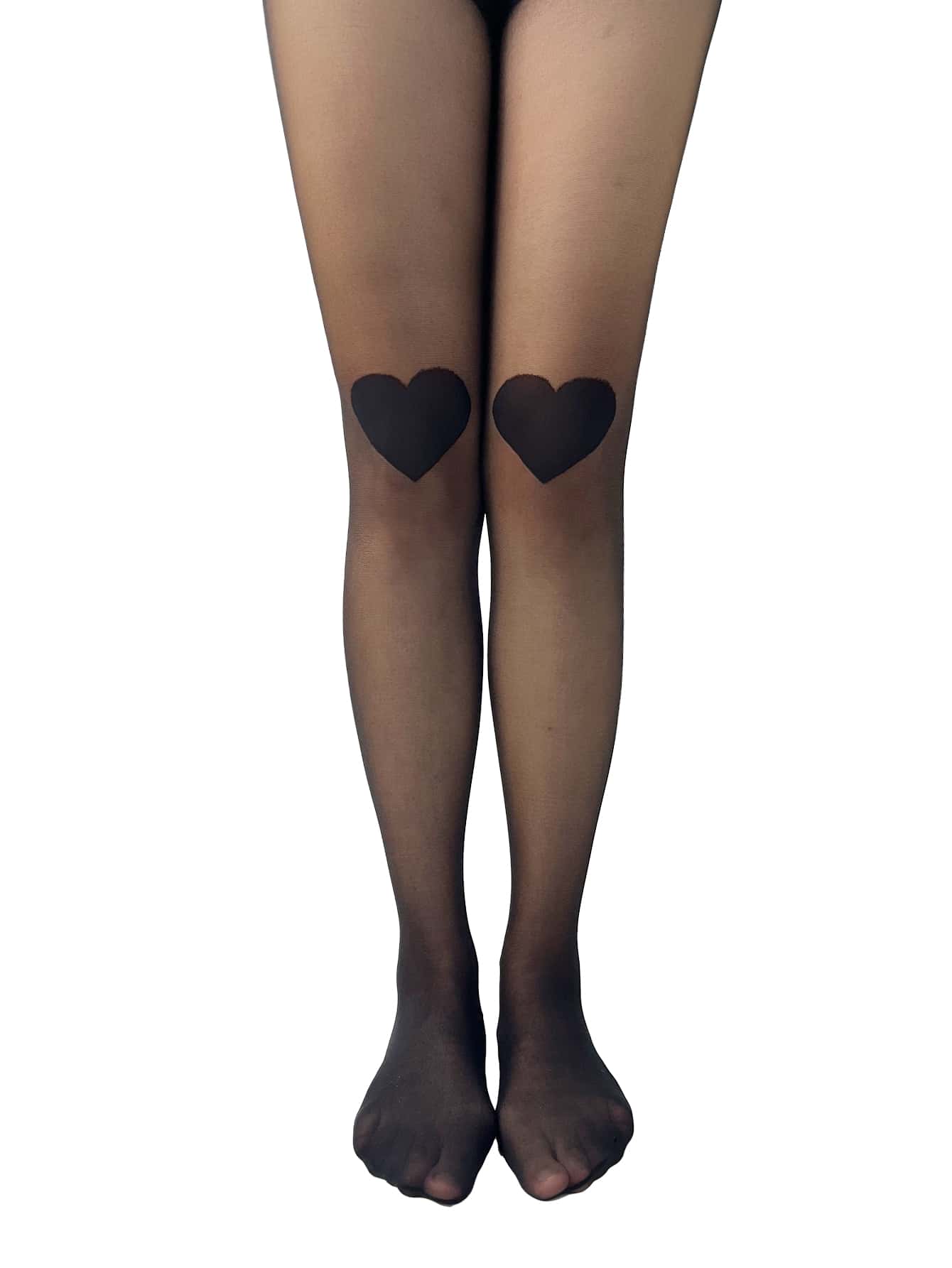 Heart Pattern Tights | SHEIN USA