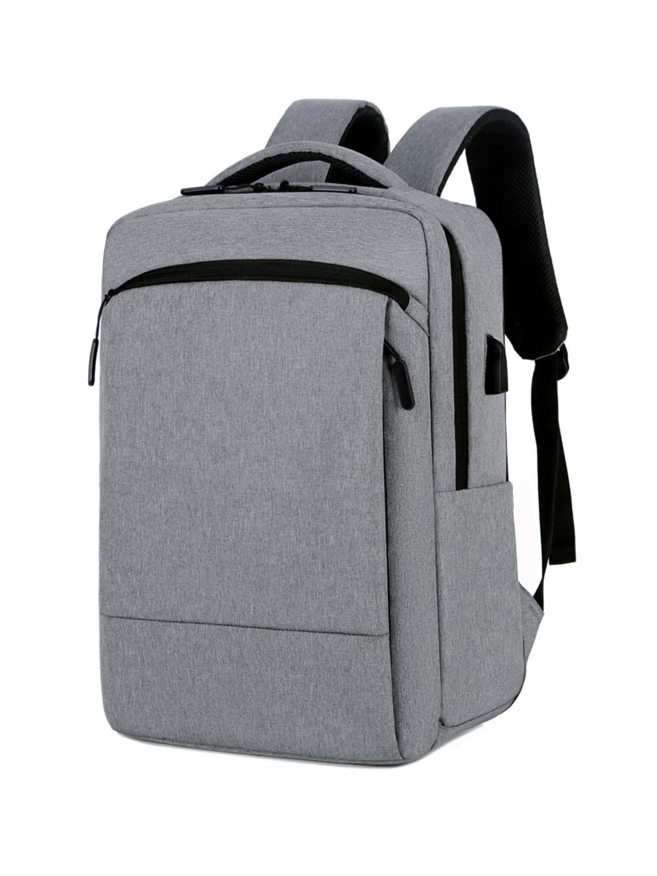 15 Inch Men Charging Port Design Waterproof Laptop Backpack | SHEIN USA