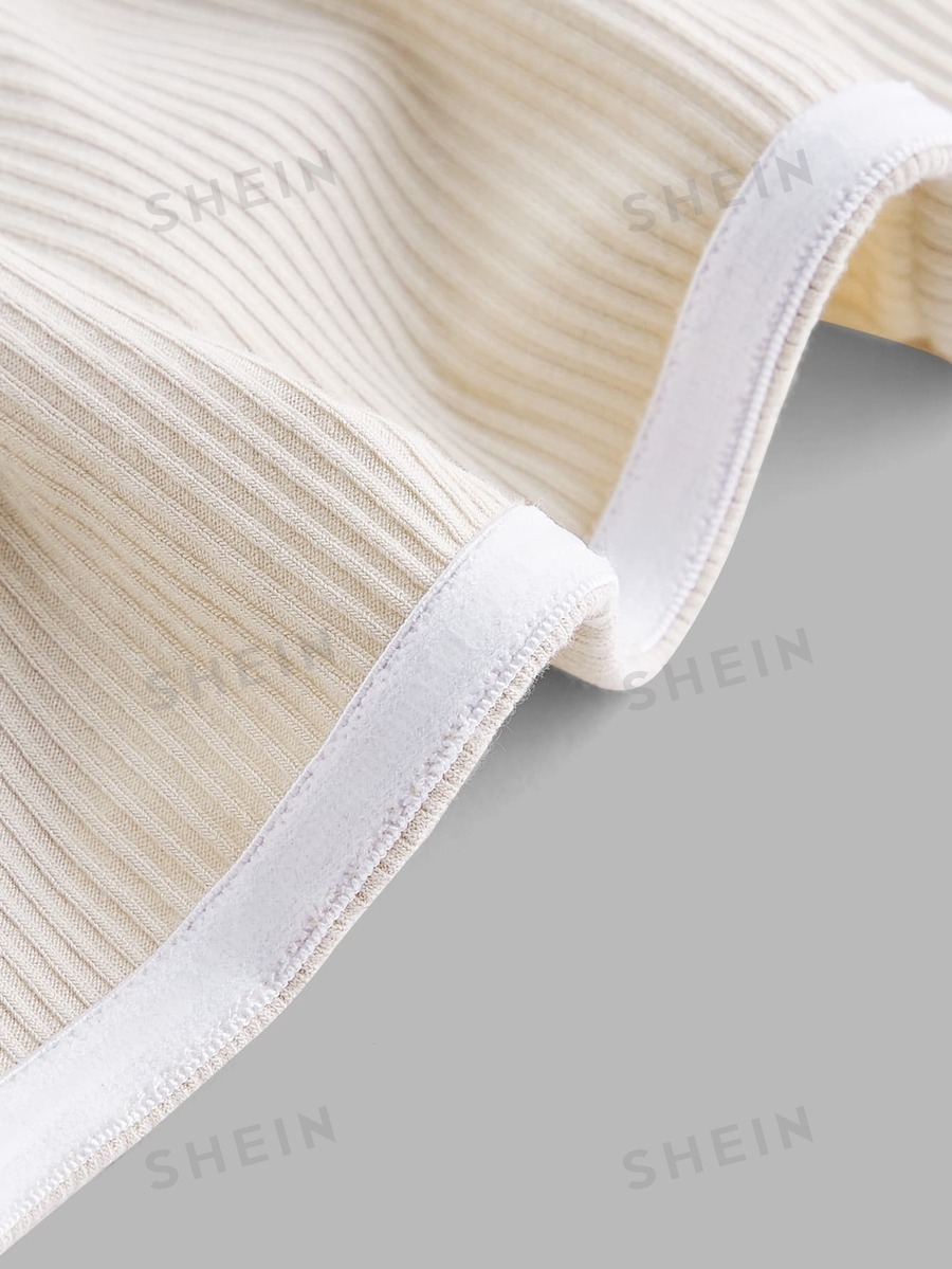 SHEIN x Marika Sila SHEIN MOD Twist Front Ribbed Knit Bodycon Summer ...