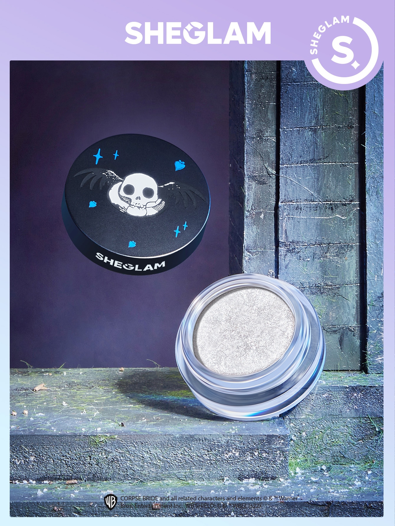 Corpse Bride | SHEGLAM Ghostly Glitter Gel-Tears to Shed