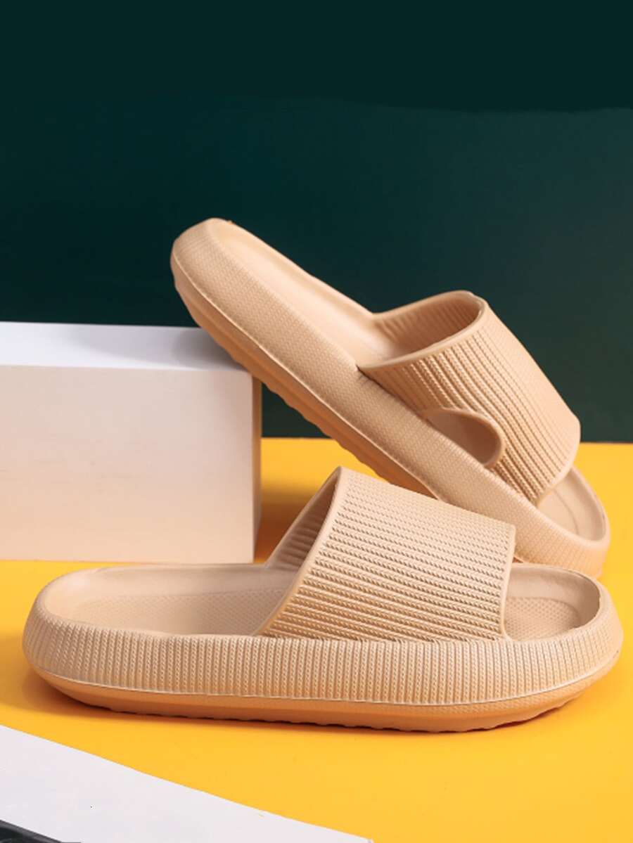 Men Cut Out Single Band Slides | SHEIN USA