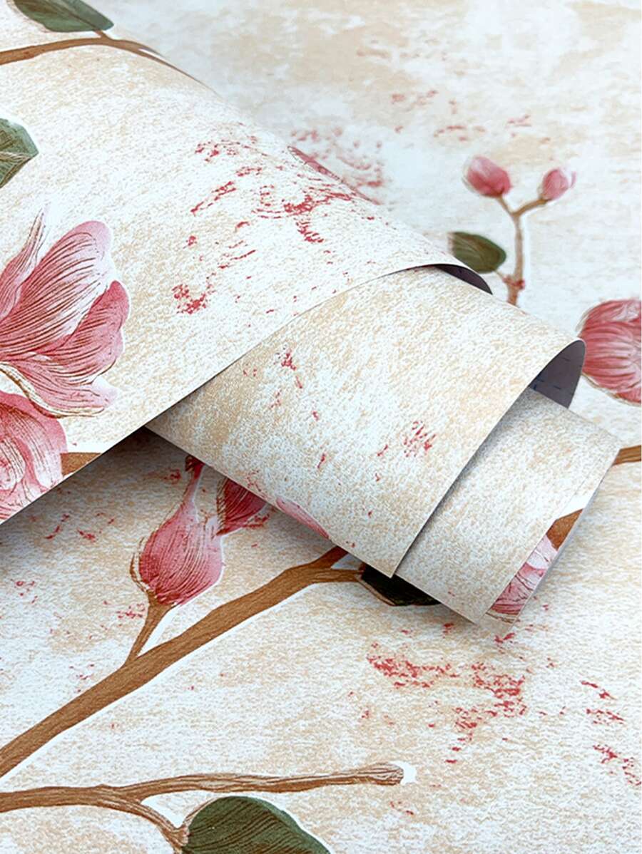 1pc Flower Pattern Wall Paper | SHEIN USA