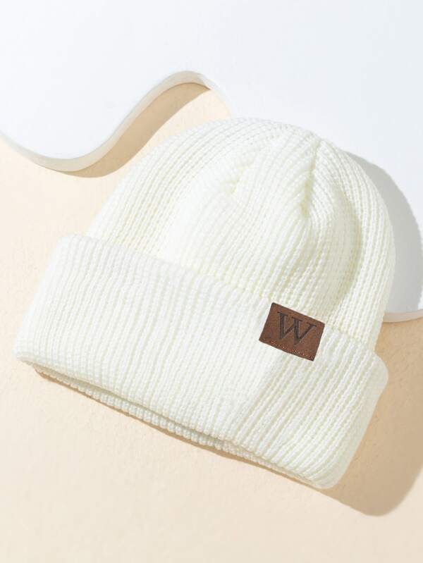 Men Letter Patch Decor Beanie | SHEIN USA