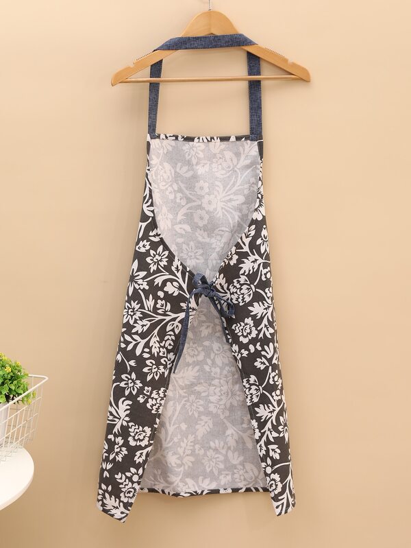 Floral Pattern Apron | SHEIN USA