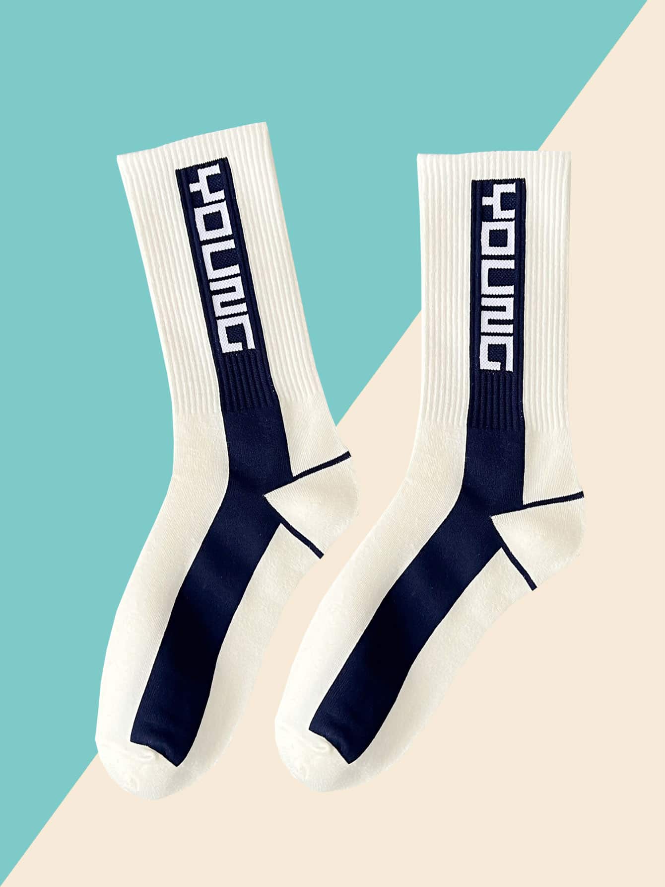 Men Letter Graphic Crew Socks | SHEIN USA