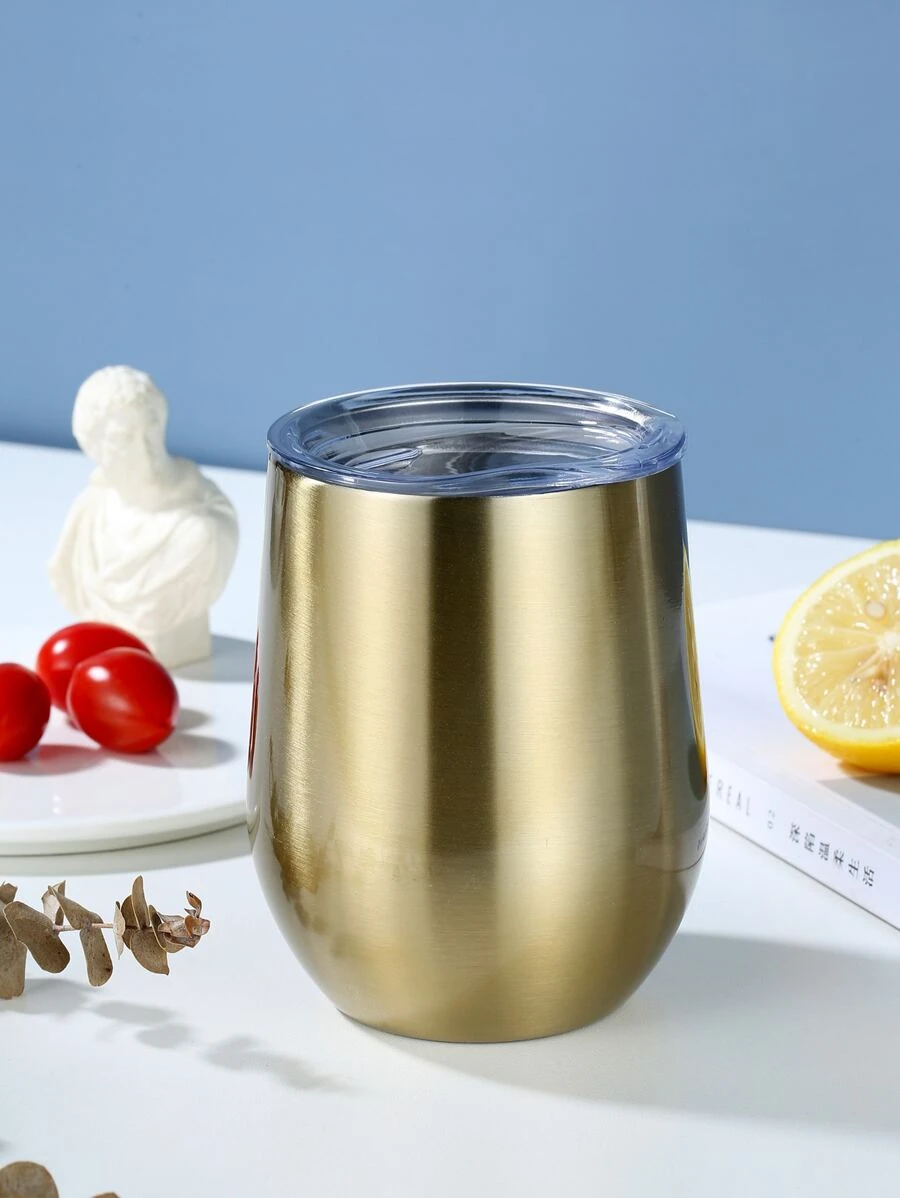 Stainless Steel Egg-shaped Portable Cup | SHEIN USA