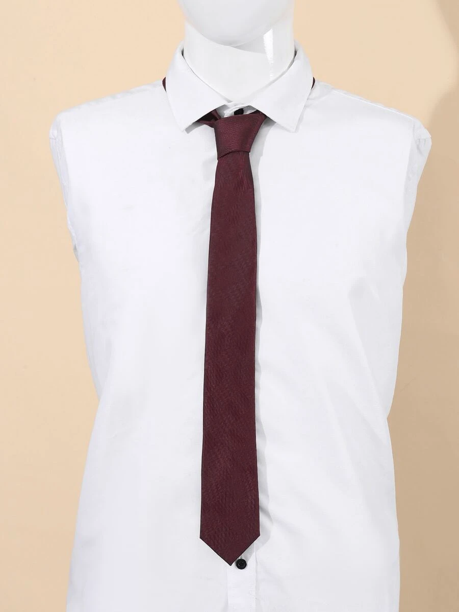 Men Minimalist Solid Tie | SHEIN USA