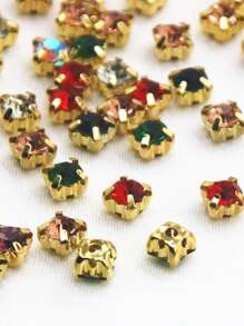 200pcs Rhinestone Design Random Color DIY Decoration, Modern Iron ...