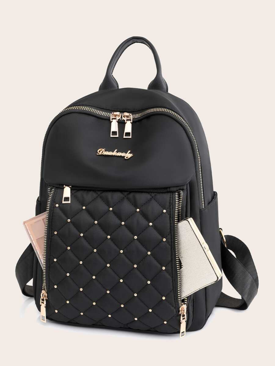Malist Flower Embroidery Functional Backpack For Women, Business Casual ...
