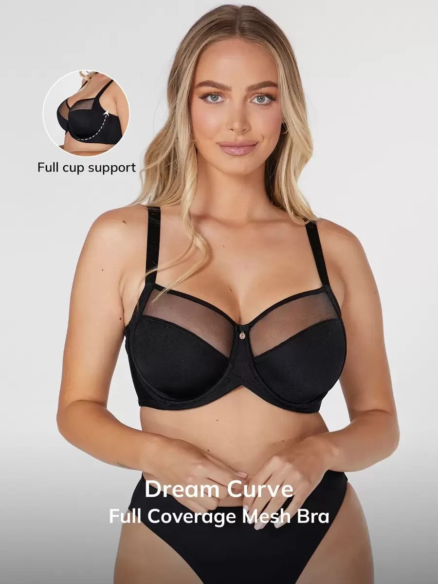 Luvlette Full Coverage Unlined Push Up Bra Shein