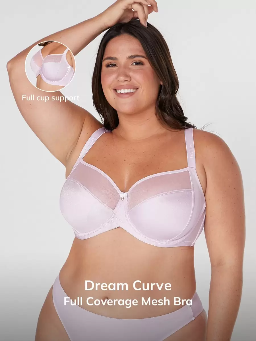 Luvlette Plus Full Coverage Unlined Push-up Bra | SHEIN USA