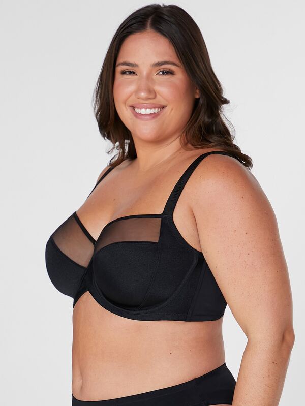 Luvlette Plus Full Coverage Unlined Push-up Bra | SHEIN USA