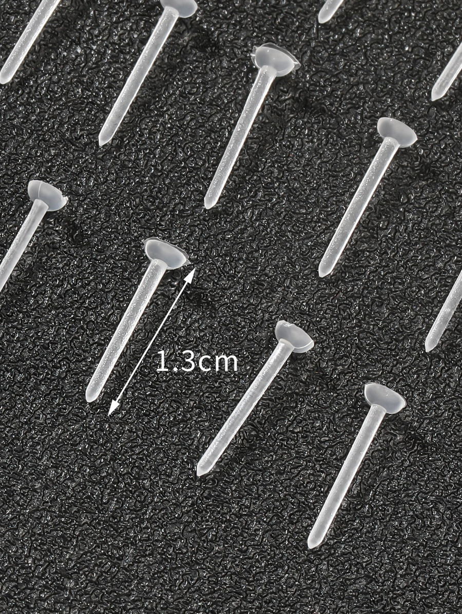 200pcs Clear Earring Back Plug | SHEIN USA