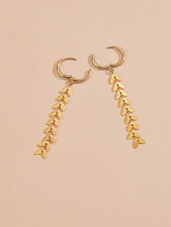 Wheat Ear Drop Earrings | SHEIN USA