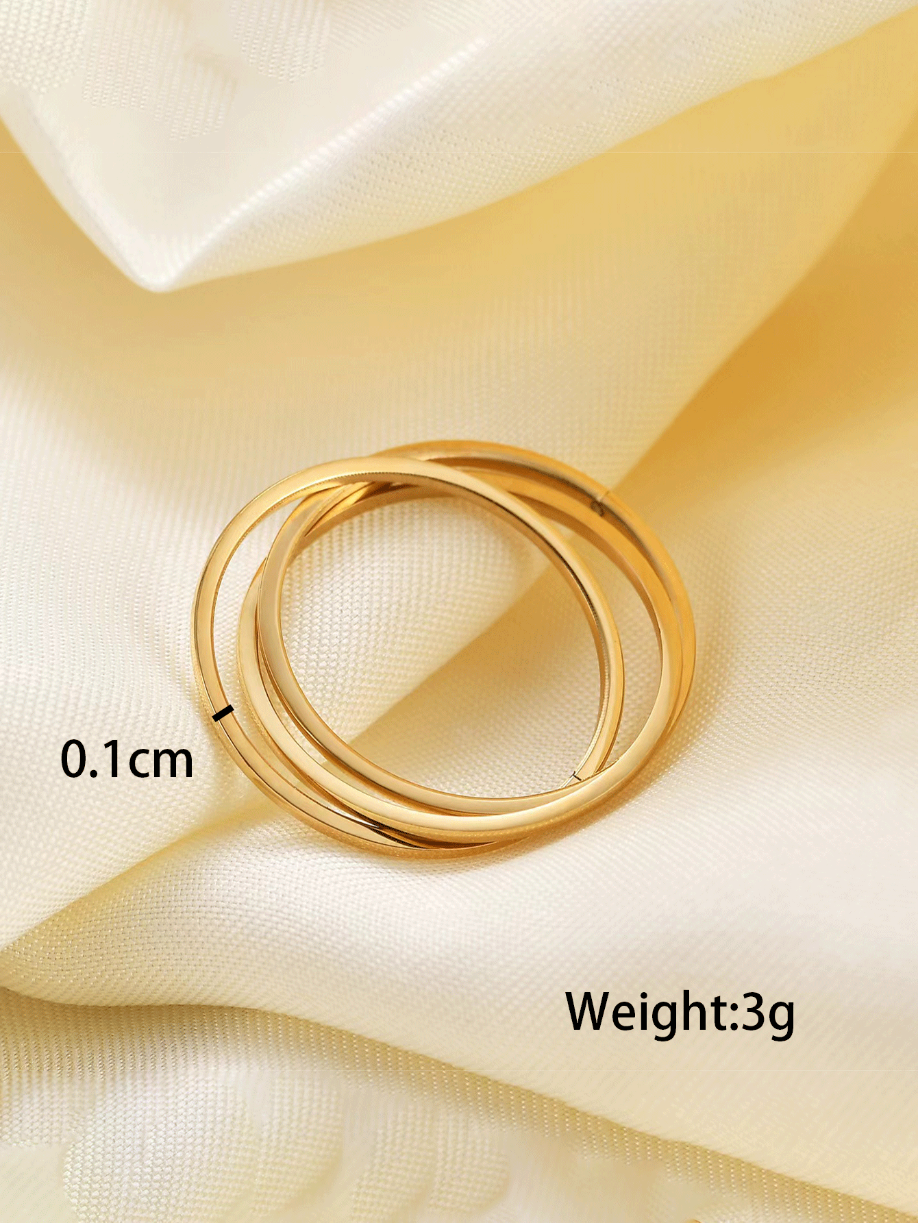 Minimalist Layered Ring | SHEIN USA