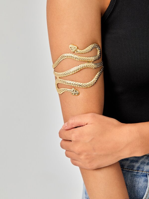 Snake Design Arm Cuff | SHEIN USA