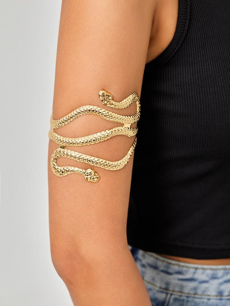 Snake Design Arm Cuff | SHEIN UK