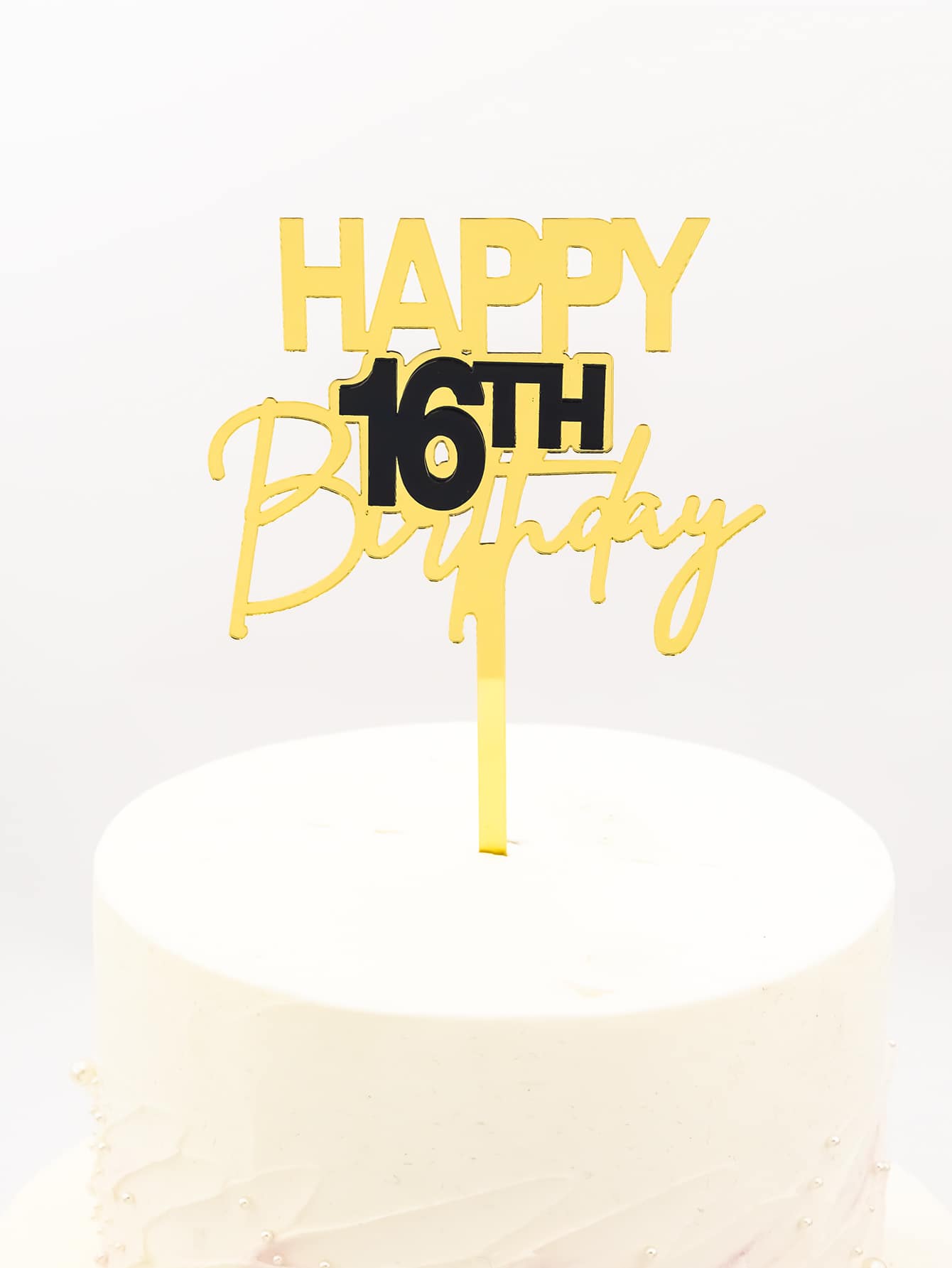 1pc Happy Birthday 16th Cake Topper | SHEIN UK