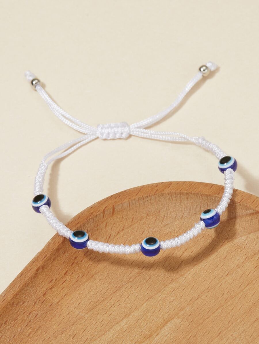 Evil Eye Decor Braided Bracelet | SHEIN USA