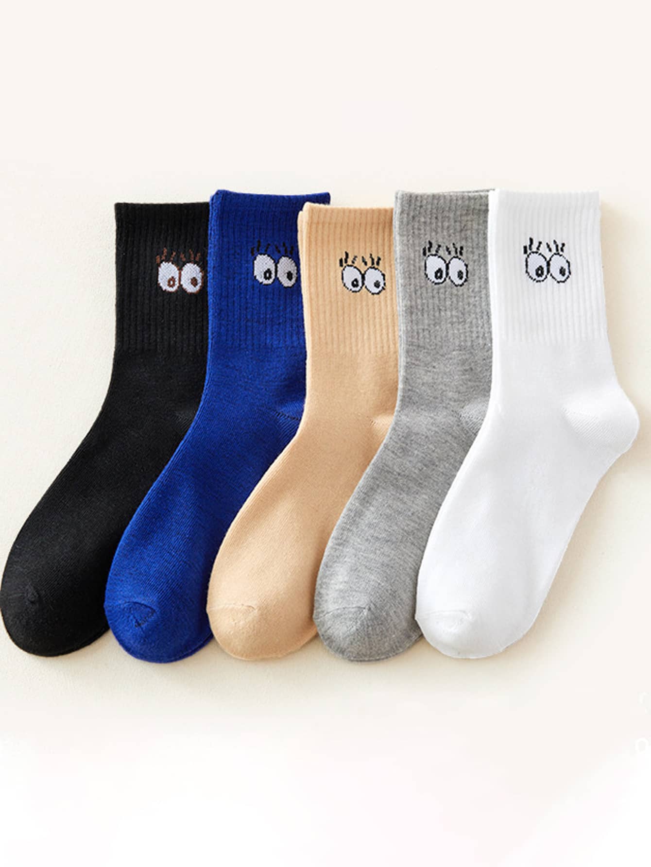 5pairs Cartoon Graphic Crew Socks | SHEIN USA