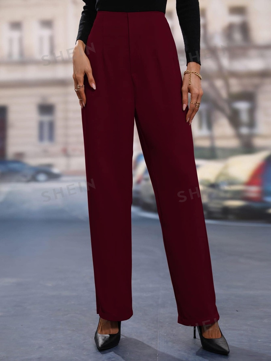 Shein Frenchy Hose Mit Weiten Beinen Hoher Taille Aktuelle Trends