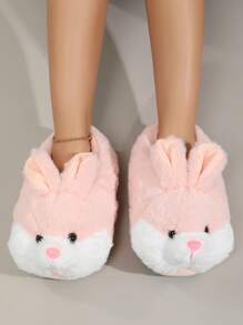 Cute Pink Rabbit Design Slippers | SHEIN USA