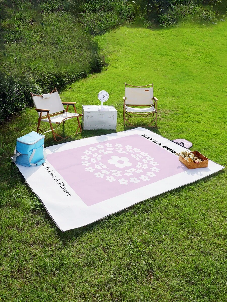 Flower Print Picnic Mat | SHEIN USA