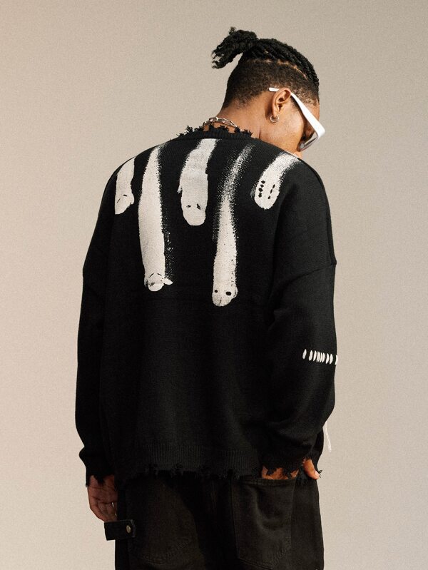 Hombres Suéter roto desgarro | Moda de Mujer | SHEIN México