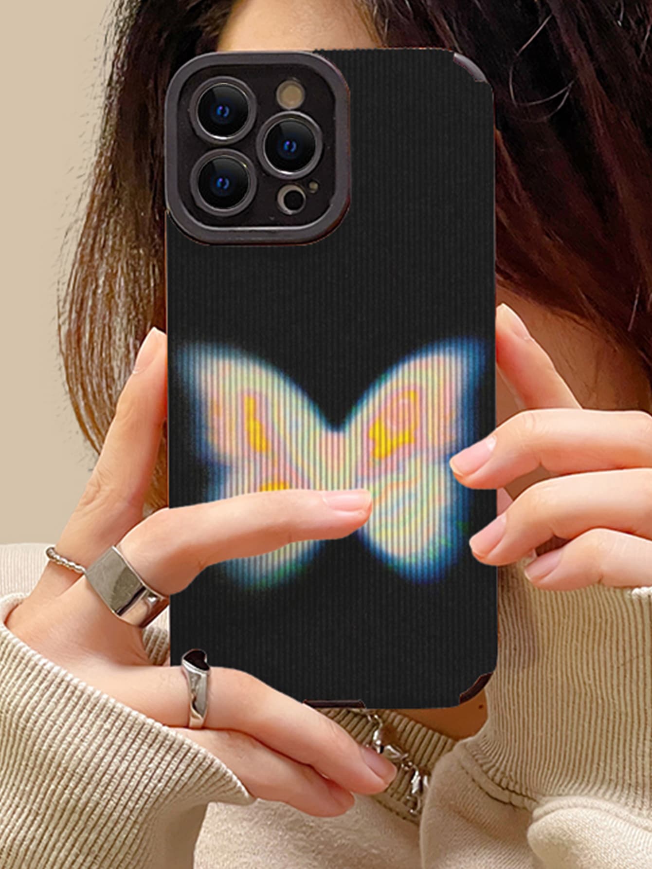Butterfly Pattern Phone Case | SHEIN USA