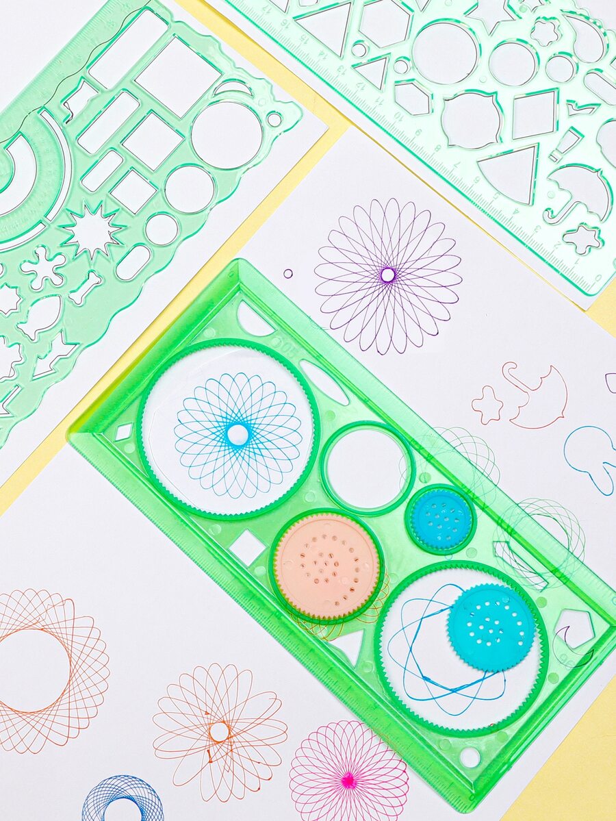 6pcs Drawing Ruler Set | SHEIN USA