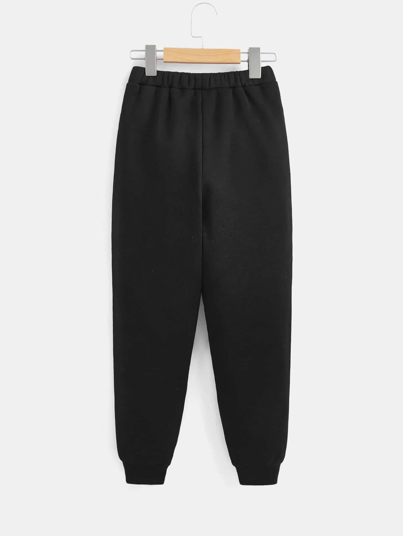 SHEIN Kids EVRYDAY Elastic Waist Knitted Sweatpants For Tween Boys ...