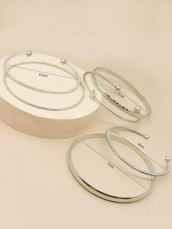 6pcs Star Decor Bangle | SHEIN USA