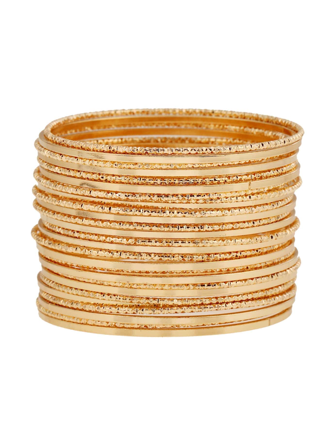 27pcs Minimalist Solid Bangle | SHEIN USA