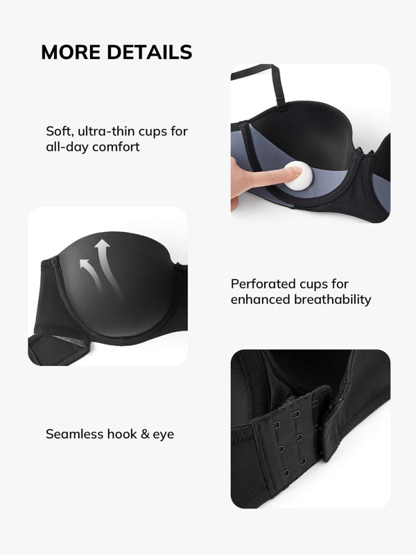 Luvlette Undercover Curves Multi-way Strapless Bra | SHEIN USA