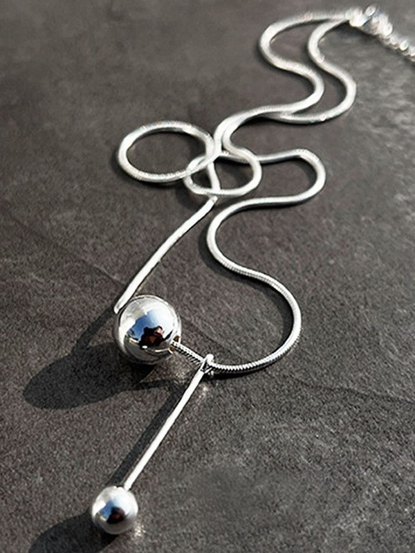 Bead Decor Y Lariat Necklace | SHEIN USA