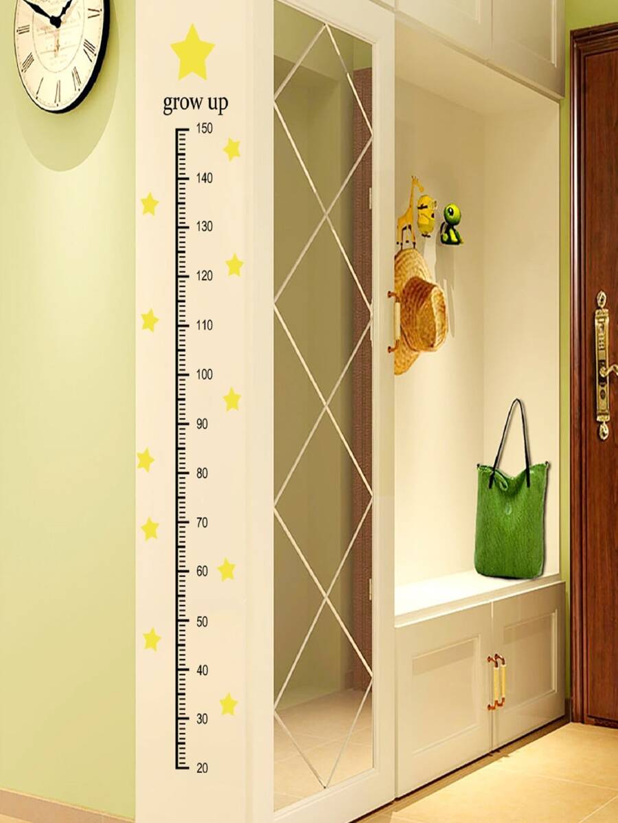 Star Pattern Growth Chart Decal | SHEIN USA
