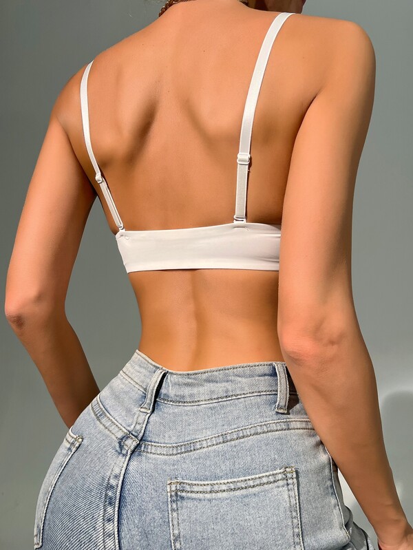 Solid Simple Bra | SHEIN UK