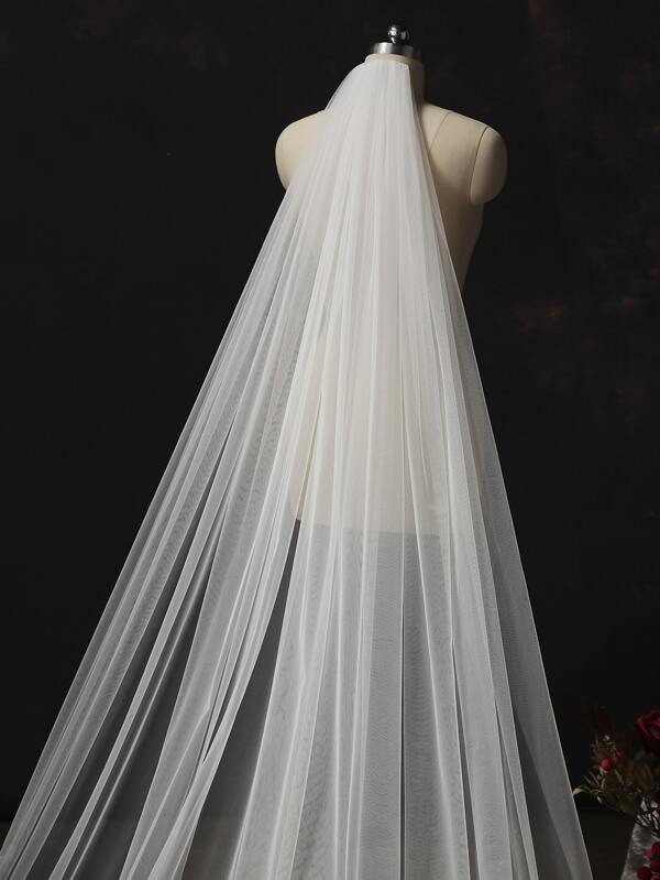 Floral Embroidered Bridal Veil | SHEIN USA