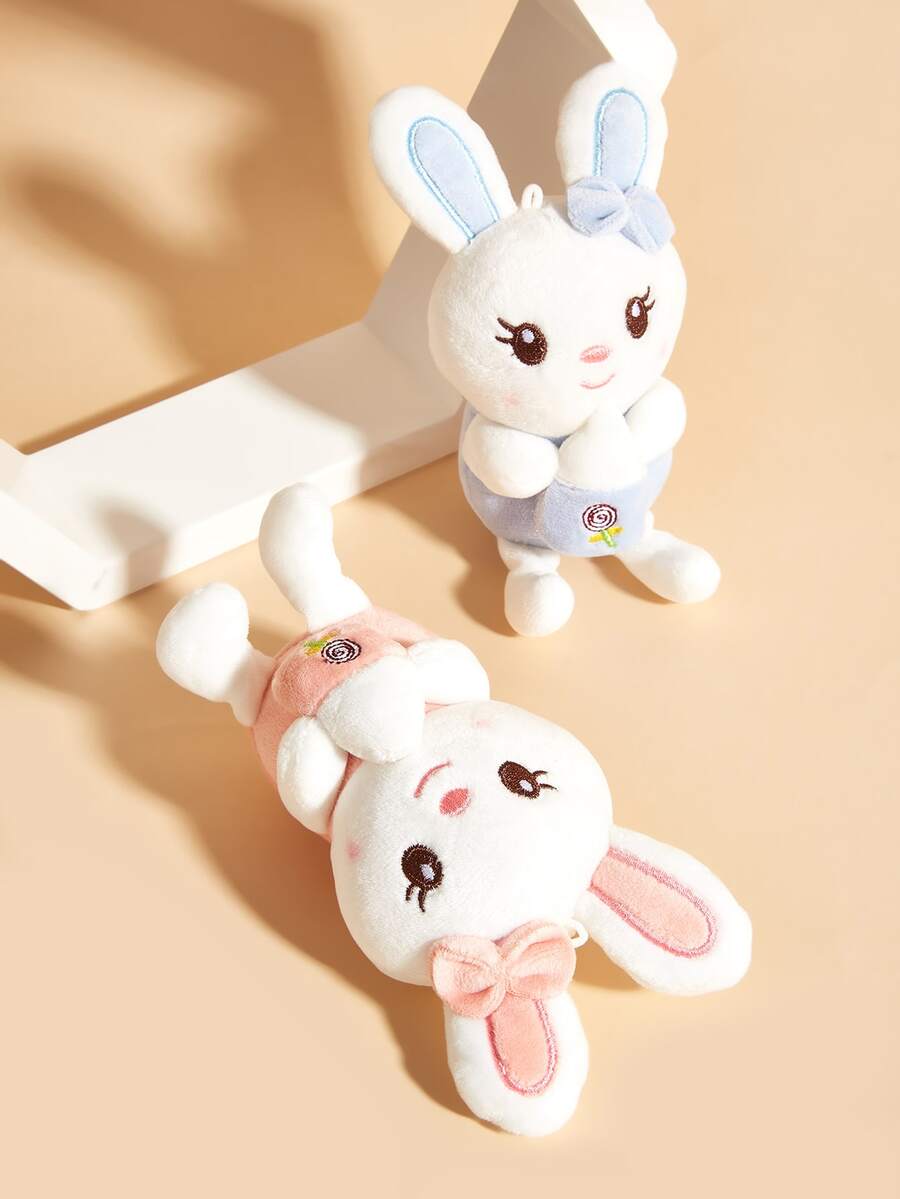 1pc Random Color Cartoon Rabbit Design Pet Plush Toy | SHEIN USA