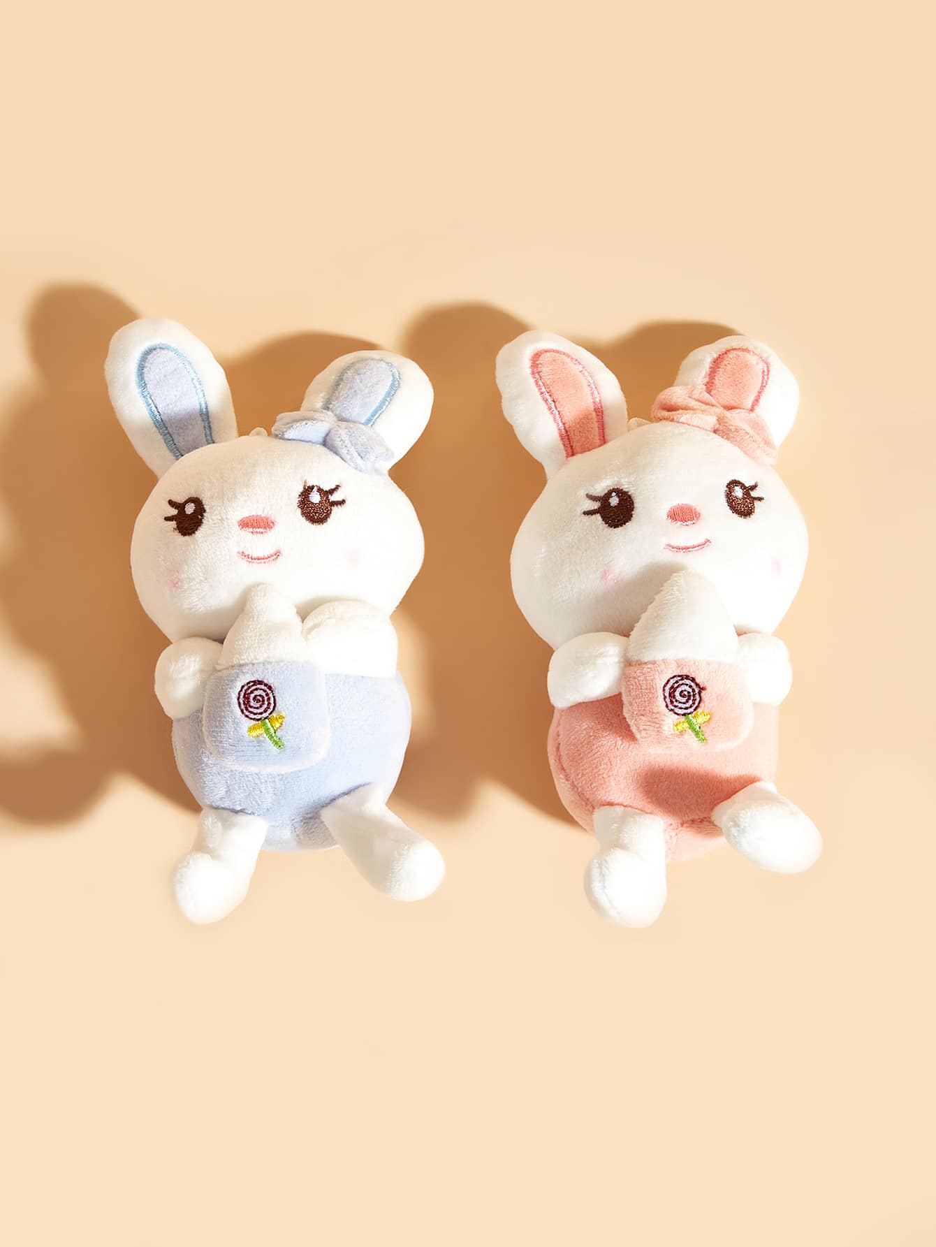 1pc Random Color Cartoon Rabbit Design Pet Plush Toy | SHEIN USA