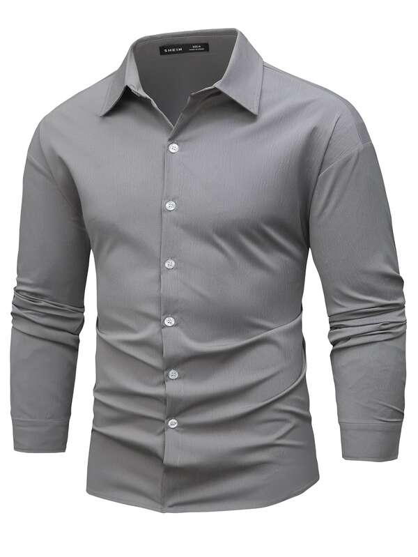Men Button Up Shirt | SHEIN EUR