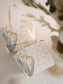 4pcs Tulip Pattern Gift Box | SHEIN USA