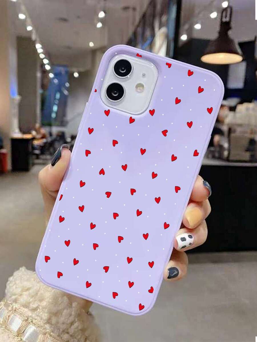 Heart Pattern Phone Case | SHEIN USA